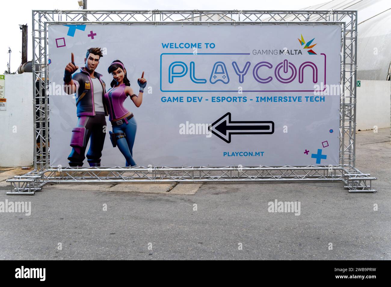 Malta - December 3, 2023: Impressions of Playcon 2023 in Malta, the ...