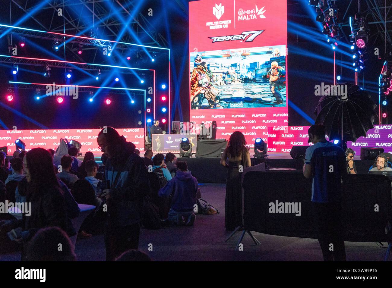 Malta - December 3, 2023: Impressions of Playcon 2023 in Malta, the ...