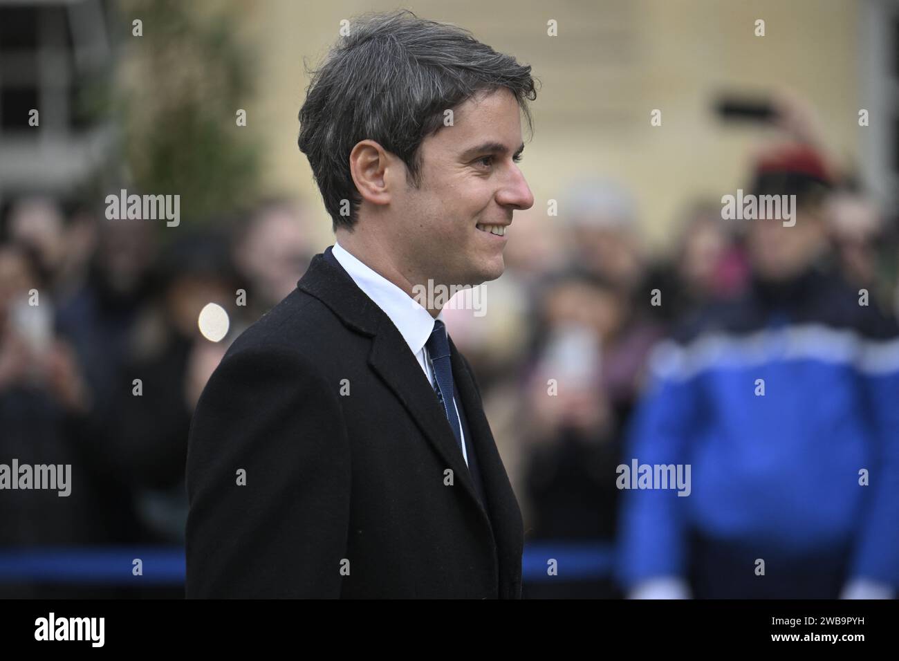 Paris, France. 09th Jan, 2024. Newly appointed Prime minister Gabriel ...