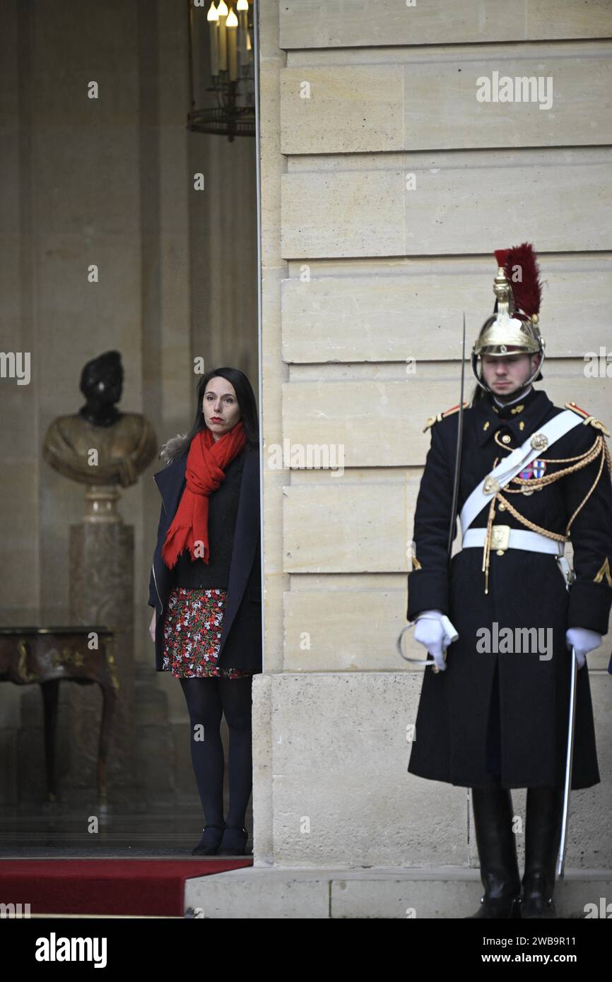 Paris, France. 09th Jan, 2024. Chief of staff of Gabriel Attal, Fanny ...