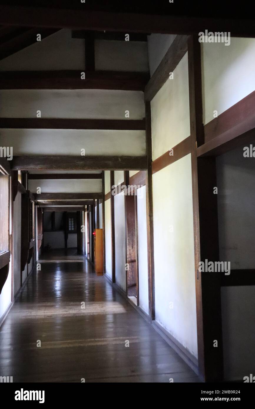 Nishinomaru Nagatsubone Hallway in Himeji Castle in Himeji, Japan Stock ...