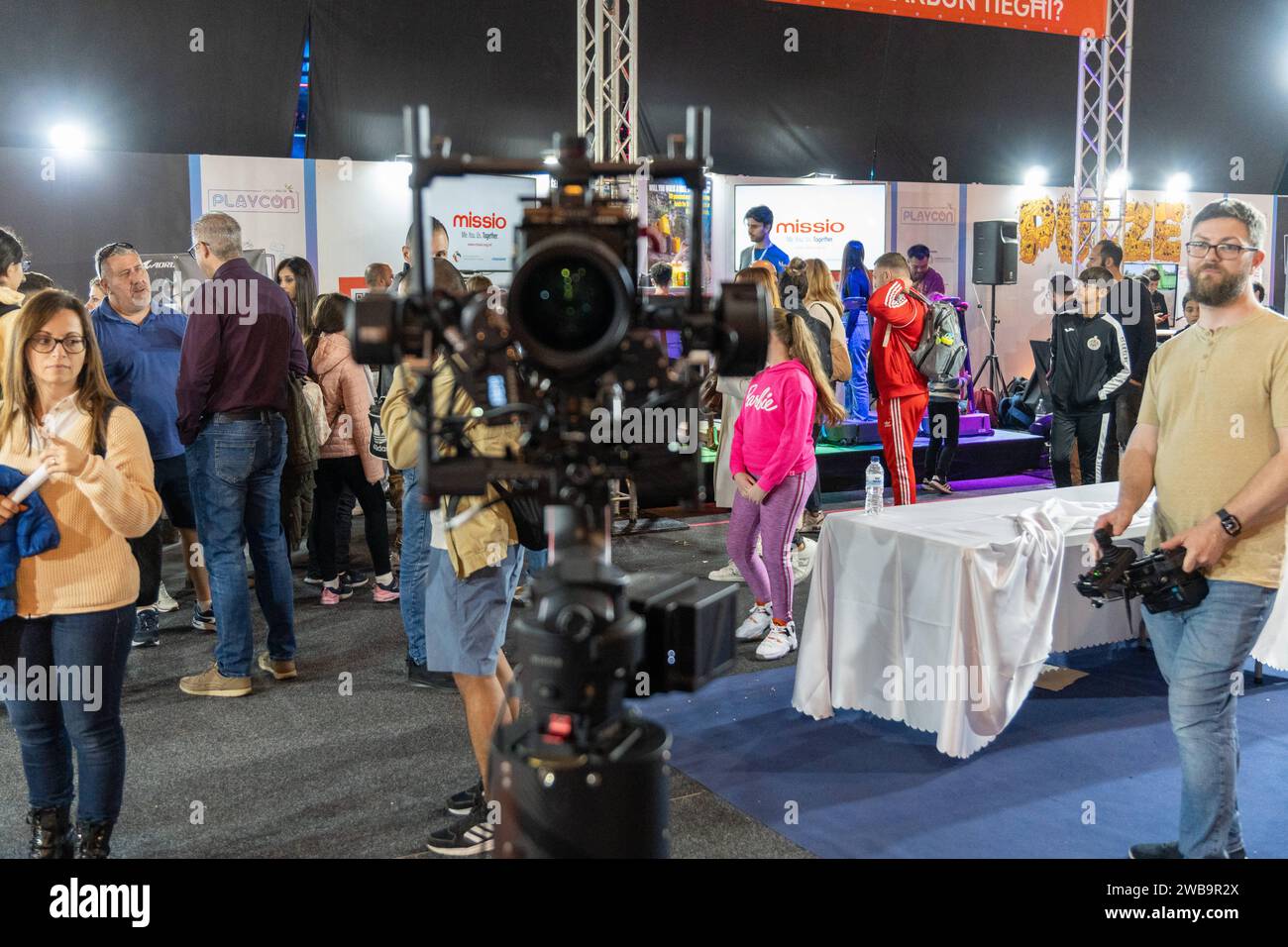 Malta - December 3, 2023: Impressions of Playcon 2023 in Malta, the ...