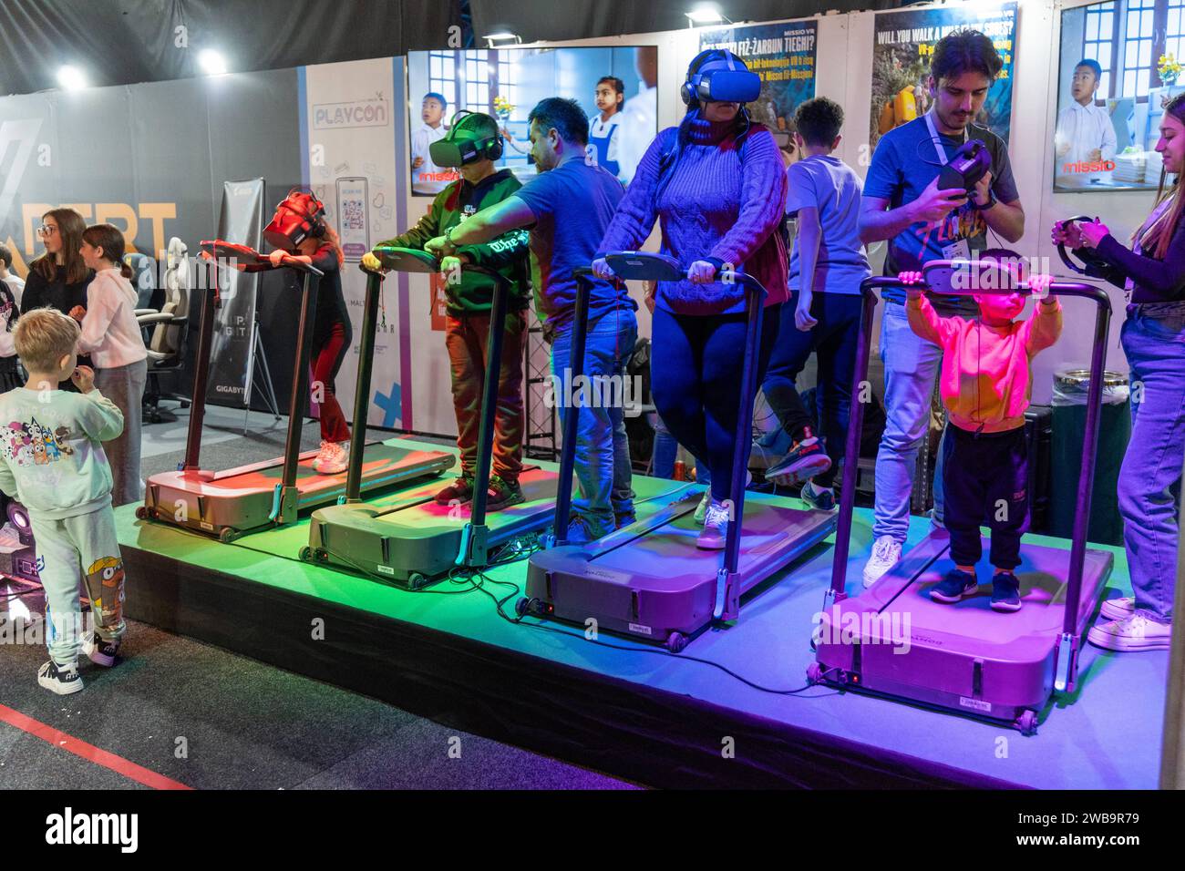 Malta - December 3, 2023: Impressions of Playcon 2023 in Malta, the ...