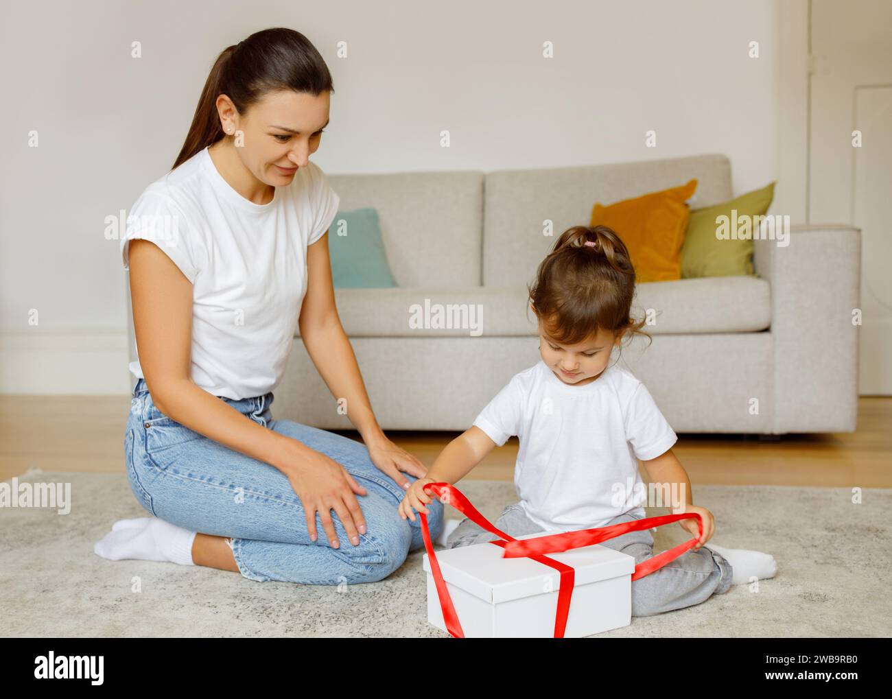Unpacking moment hi-res stock photography and images - Alamy