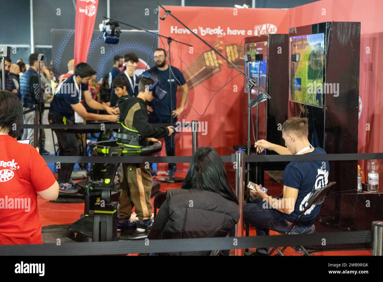 Malta - December 3, 2023: Impressions of Playcon 2023 in Malta, the ...