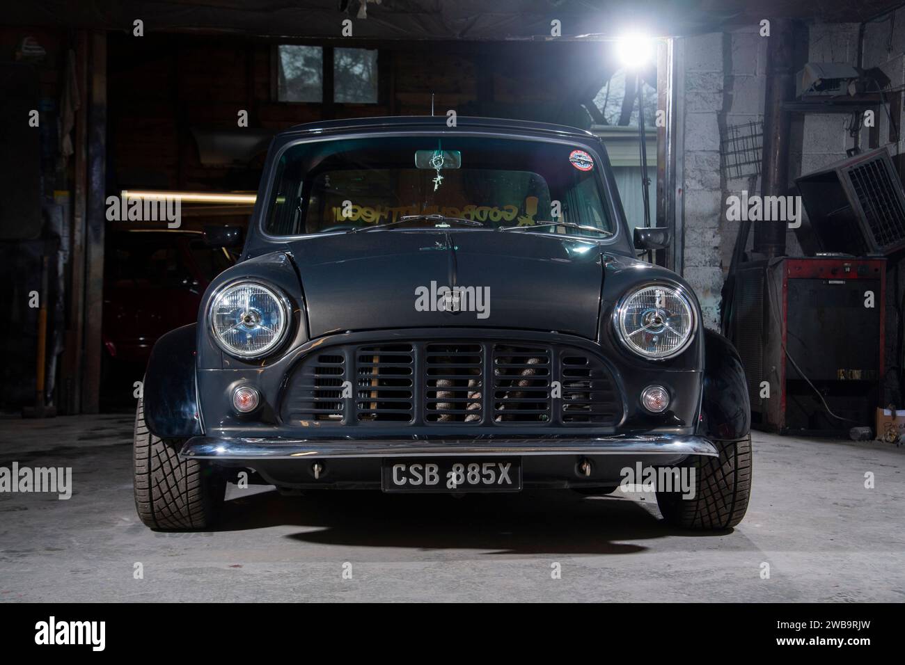 Classic austin mini van hi-res stock photography and images - Alamy