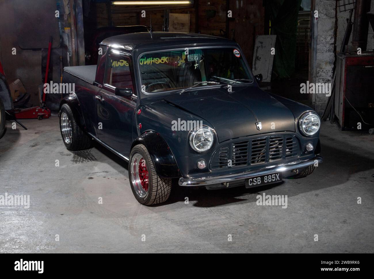 Classic austin mini van hi-res stock photography and images - Alamy