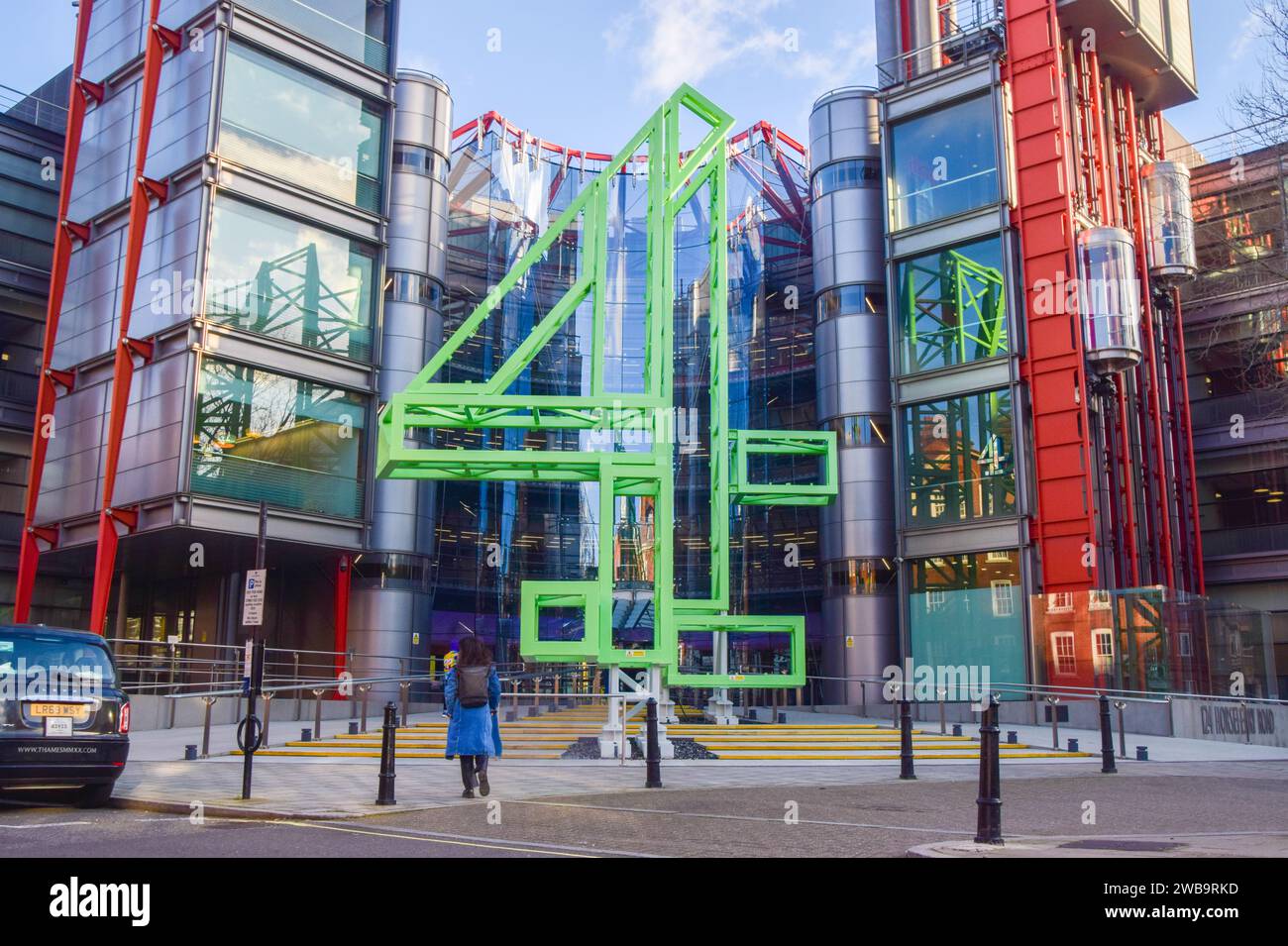 London, UK. 9th January 2024. Exterior view of the Channel 4 ...