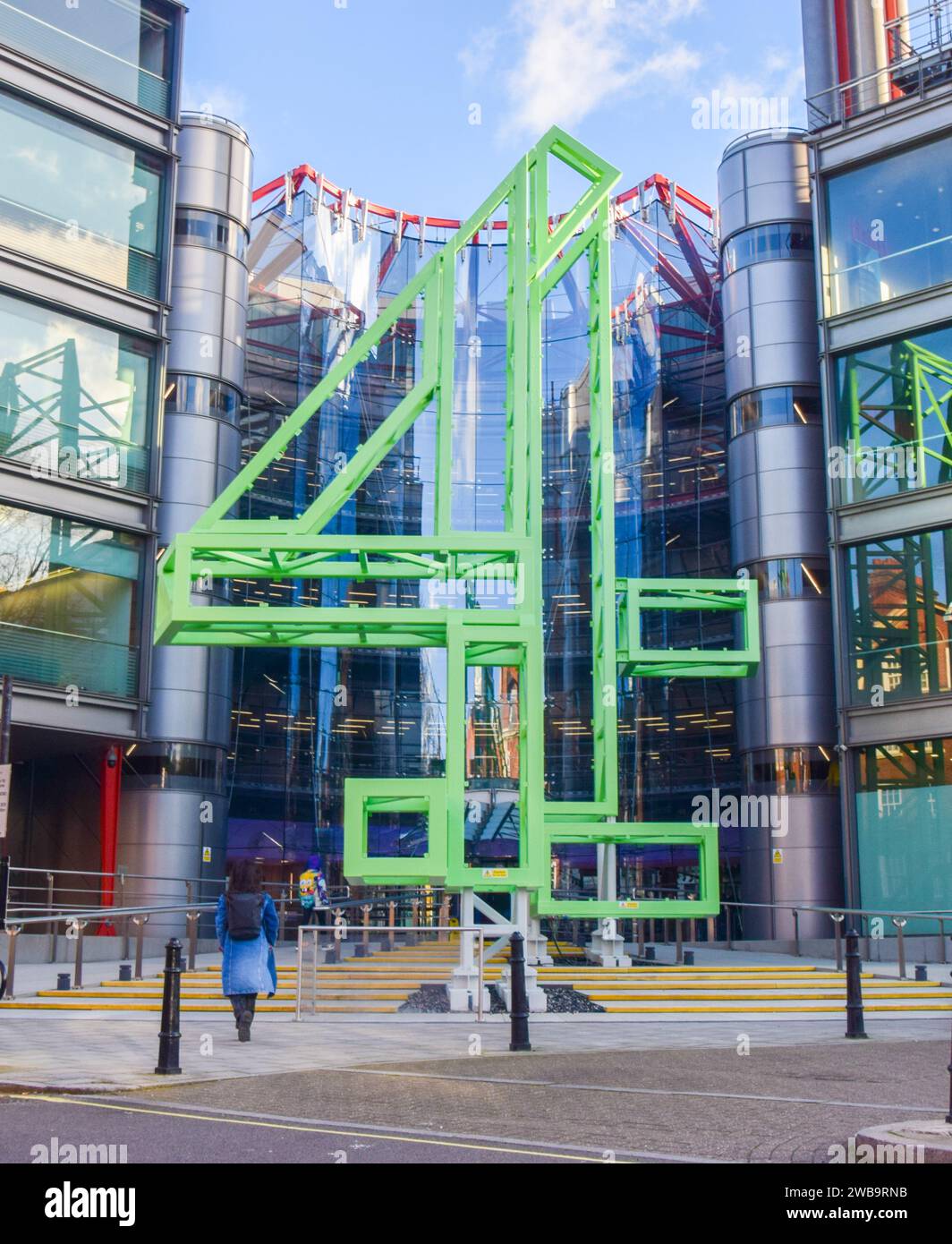 London, UK. 9th January 2024. Exterior view of the Channel 4 ...