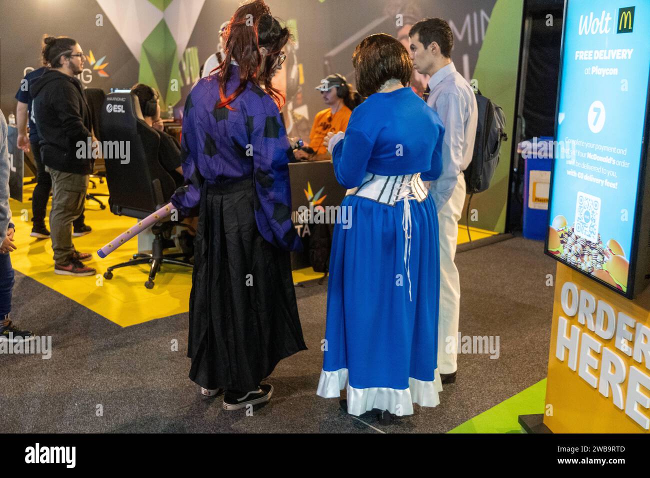 Malta - December 3, 2023: Impressions of Playcon 2023 in Malta, the ...