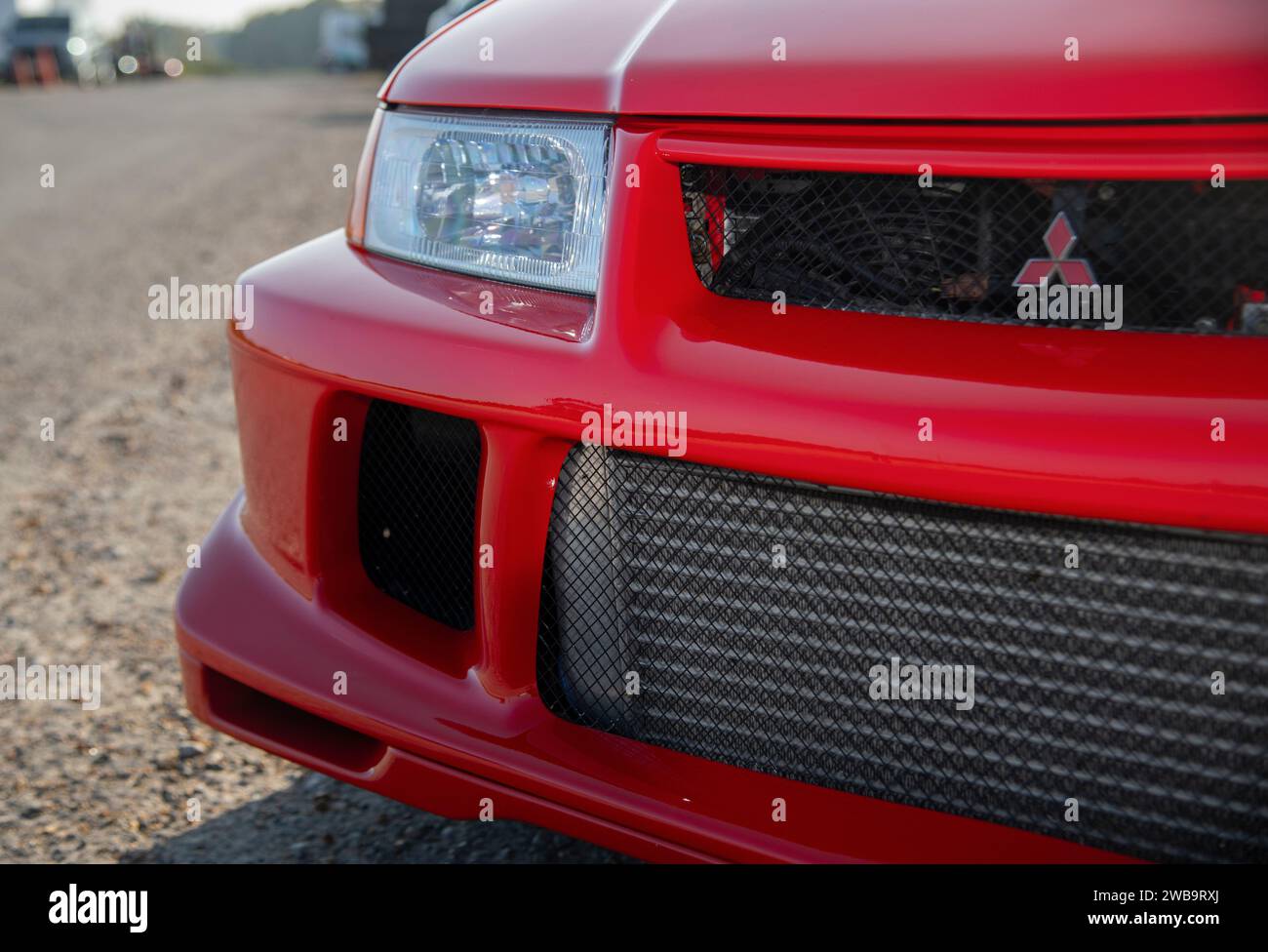 Mitsubishi evo rally car makinen hi-res stock photography and images ...