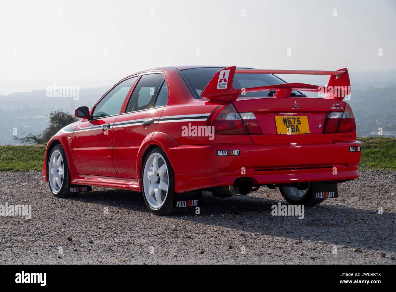 Mitsubishi evo rally car makinen hi-res stock photography and images ...