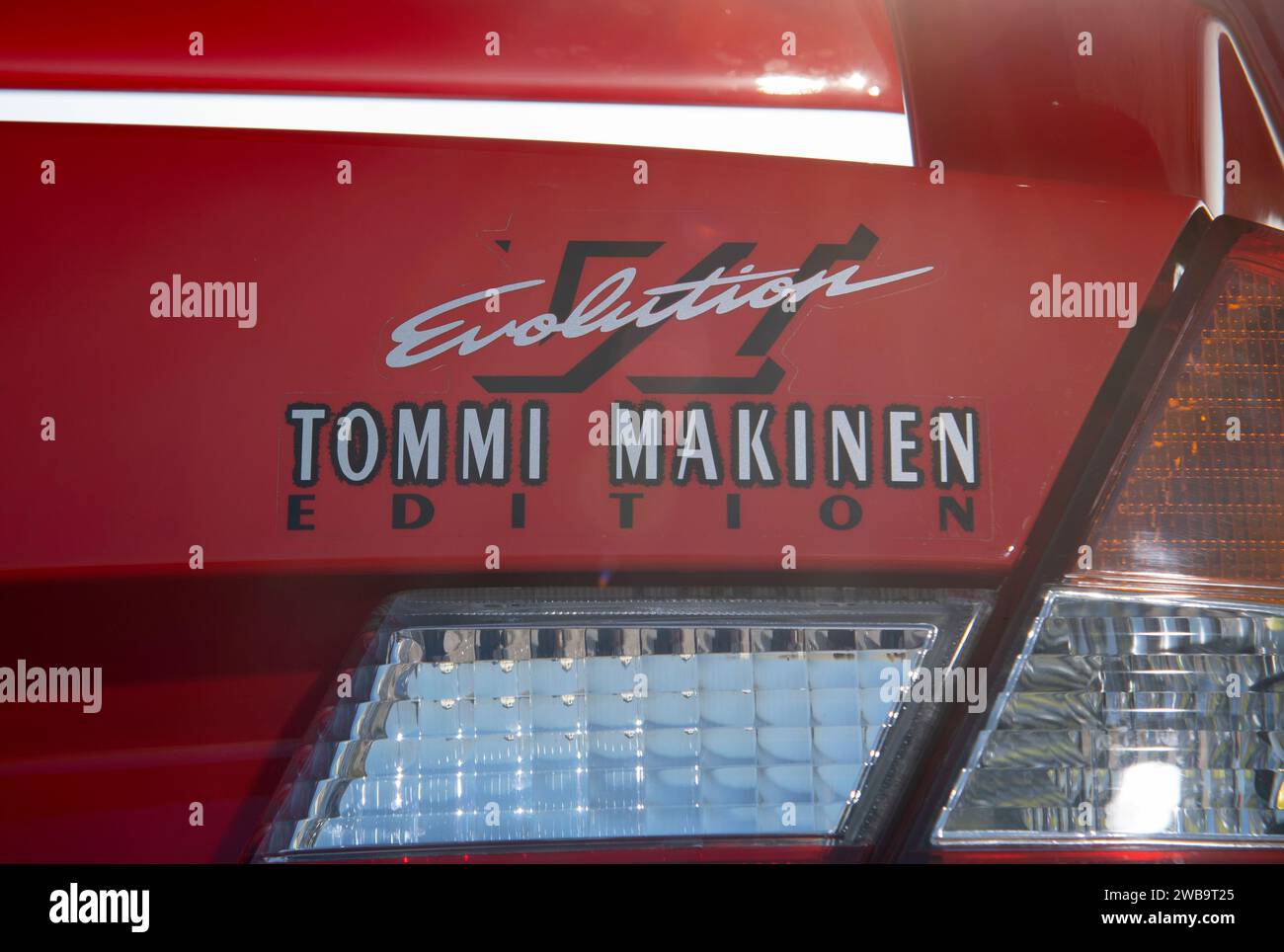 Mitsubishi evo rally car makinen hi-res stock photography and images - Alamy