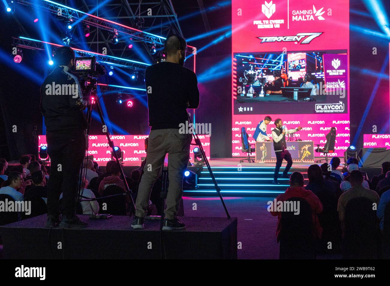 Malta - December 3, 2023: Impressions of Playcon 2023 in Malta, the ...