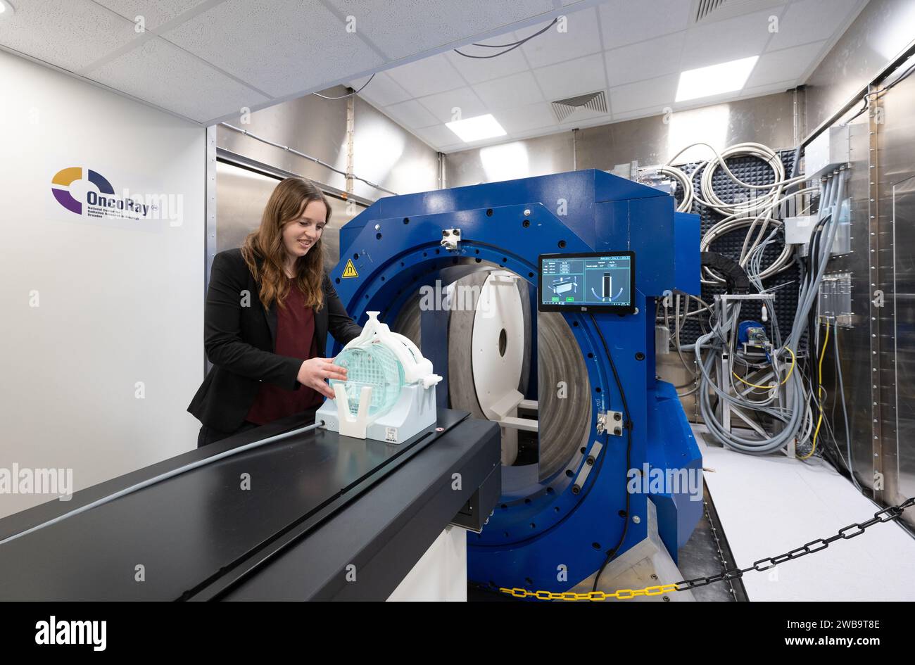 09 January 2024, Saxony, Dresden: Franciska Lebbink, research associate ...