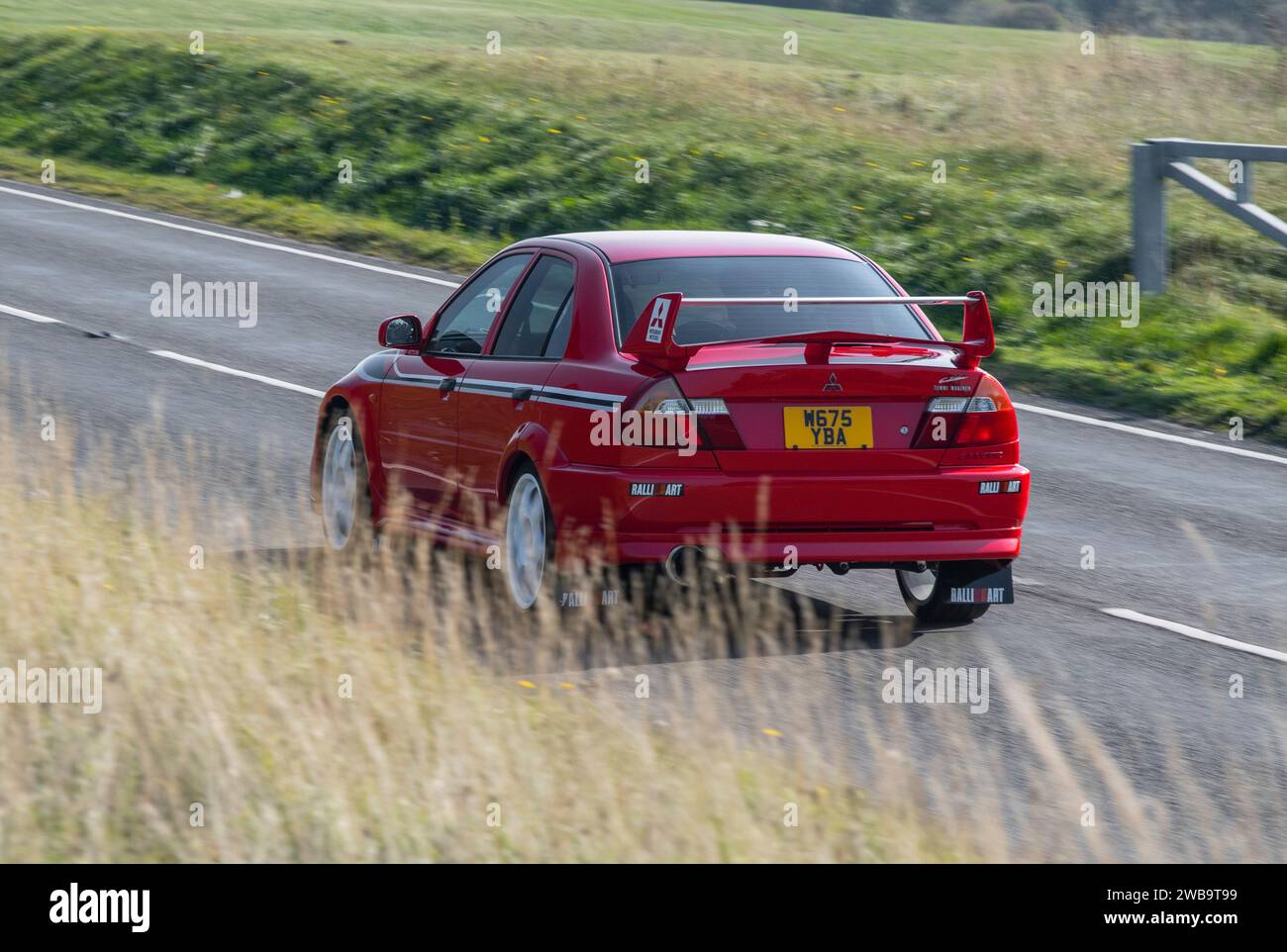 Mitsubishi evo rally car makinen hi-res stock photography and images ...