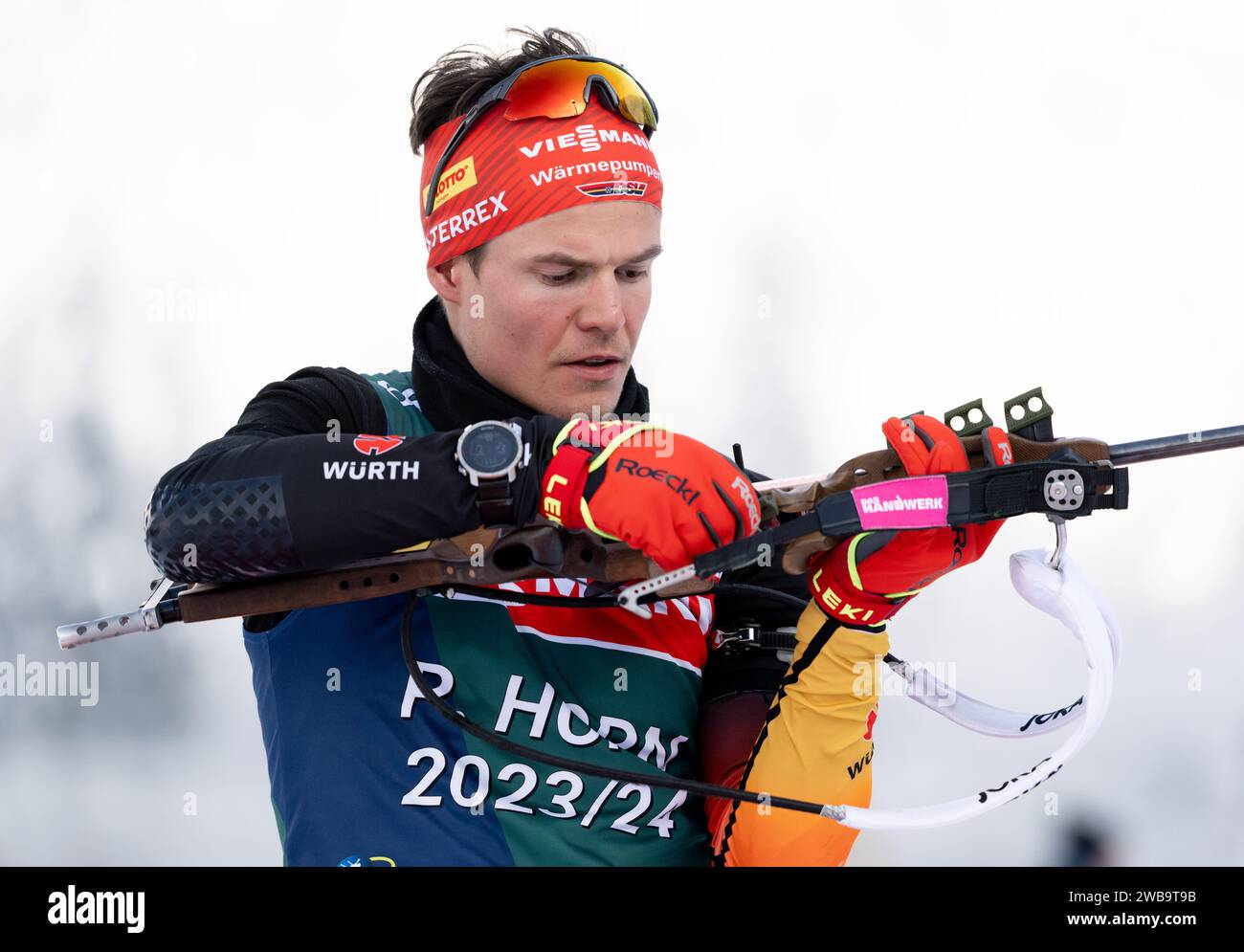 Ruhpolding, Germany. 09th Jan, 2024. Biathlon: World Cup, training, men ...
