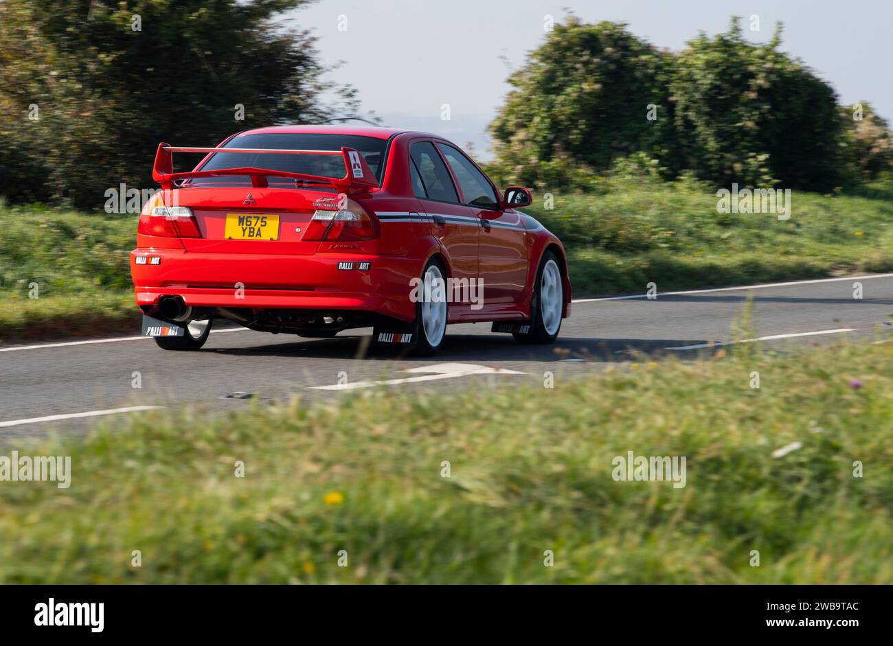 Mitsubishi evo rally car makinen hi-res stock photography and images ...