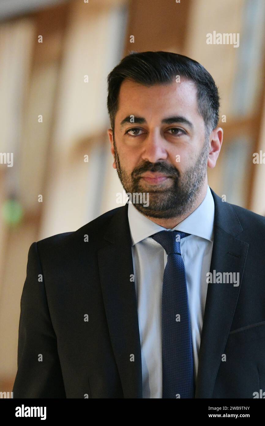 Edinburgh Scotland, UK 09 January 2024. First Minister of Scotland ...