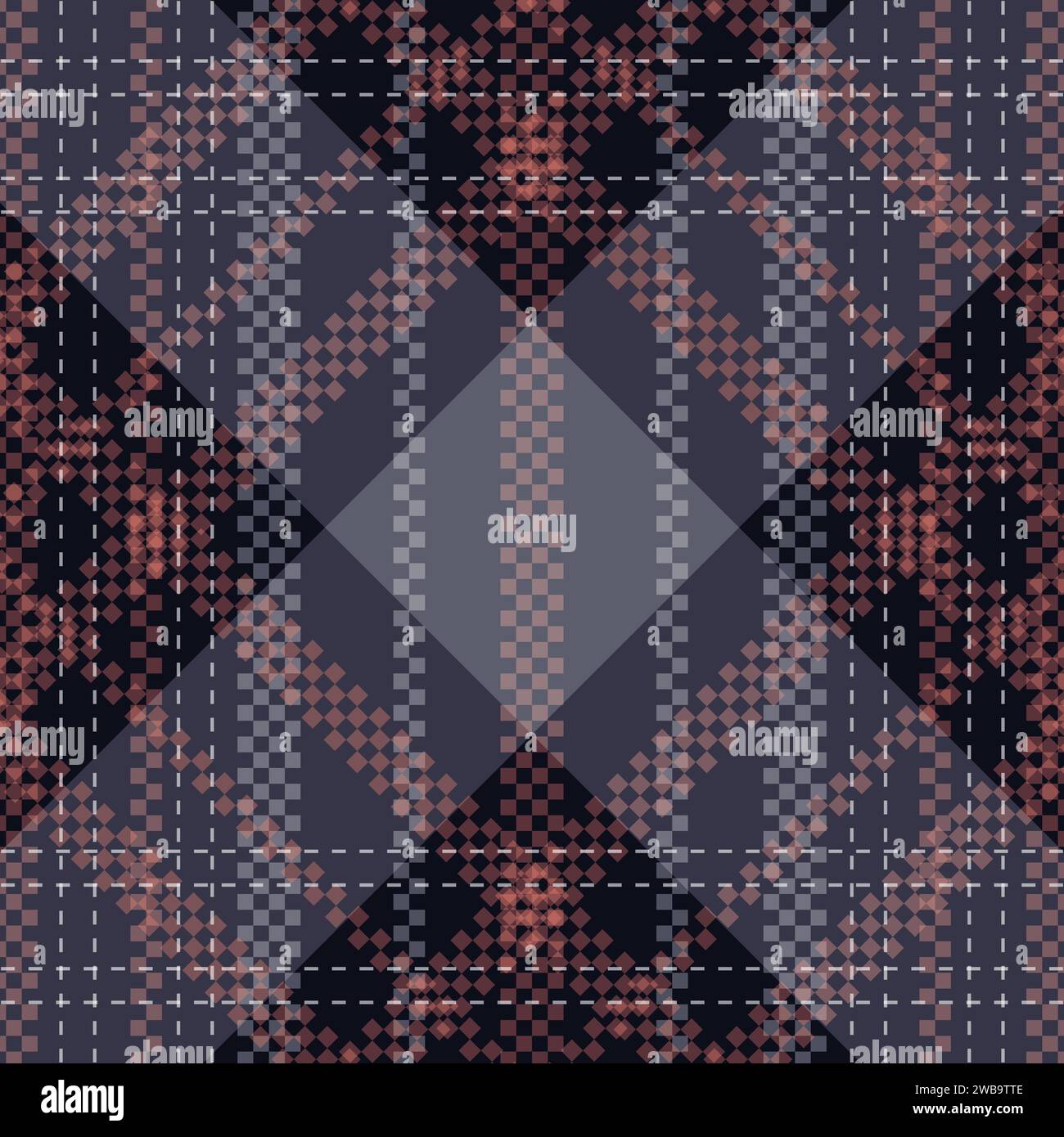 Square pattern geometric elegant tartan textile design vector Stock ...