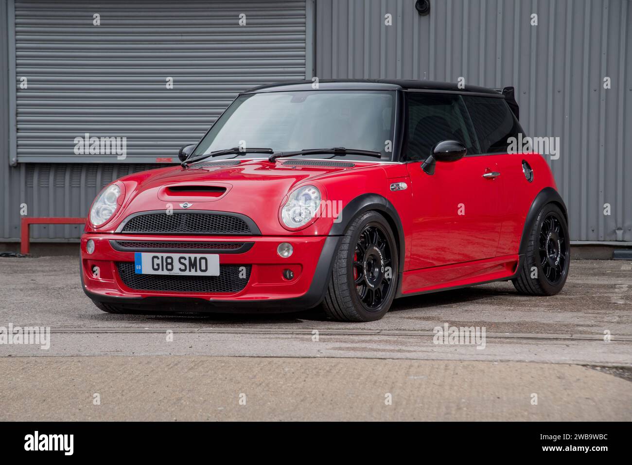 R53 Mini Cooper S, modern classic small British car Stock Photo - Alamy