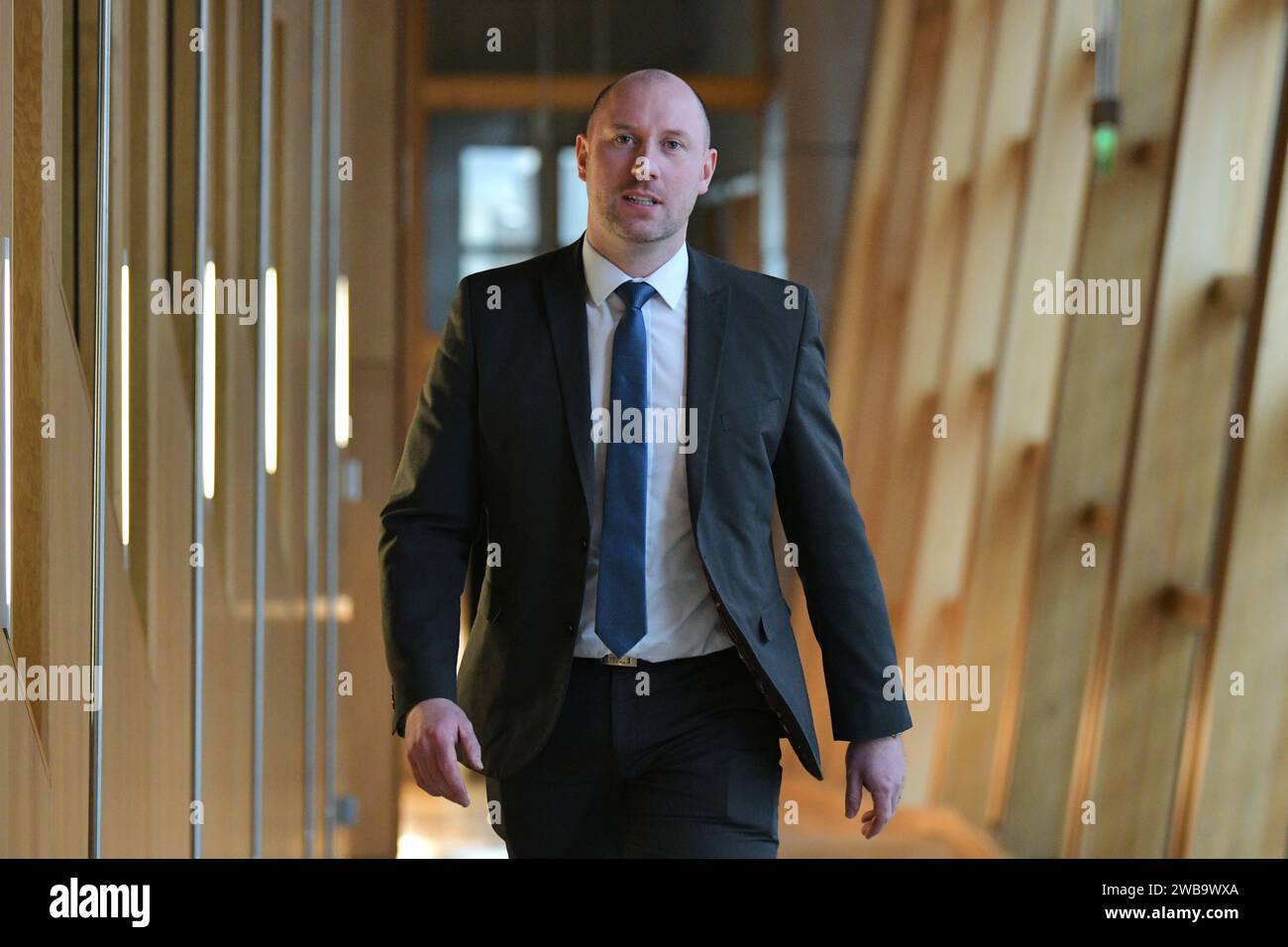 Edinburgh Scotland, UK 09 January 2024. Cabinet Secretary for Wellbeing ...