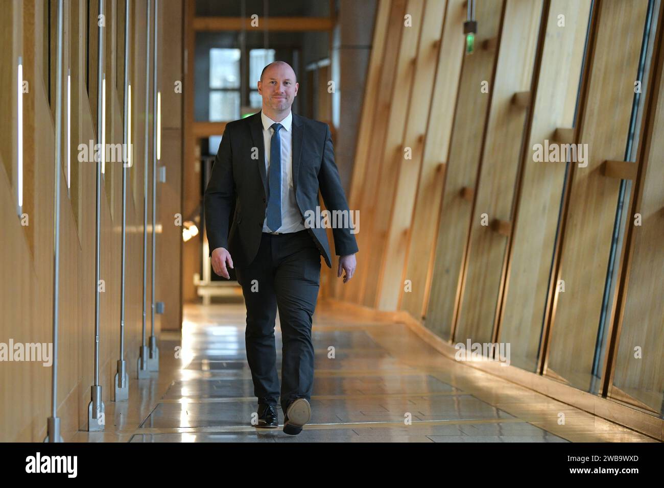 Edinburgh Scotland, UK 09 January 2024. Cabinet Secretary for Wellbeing ...