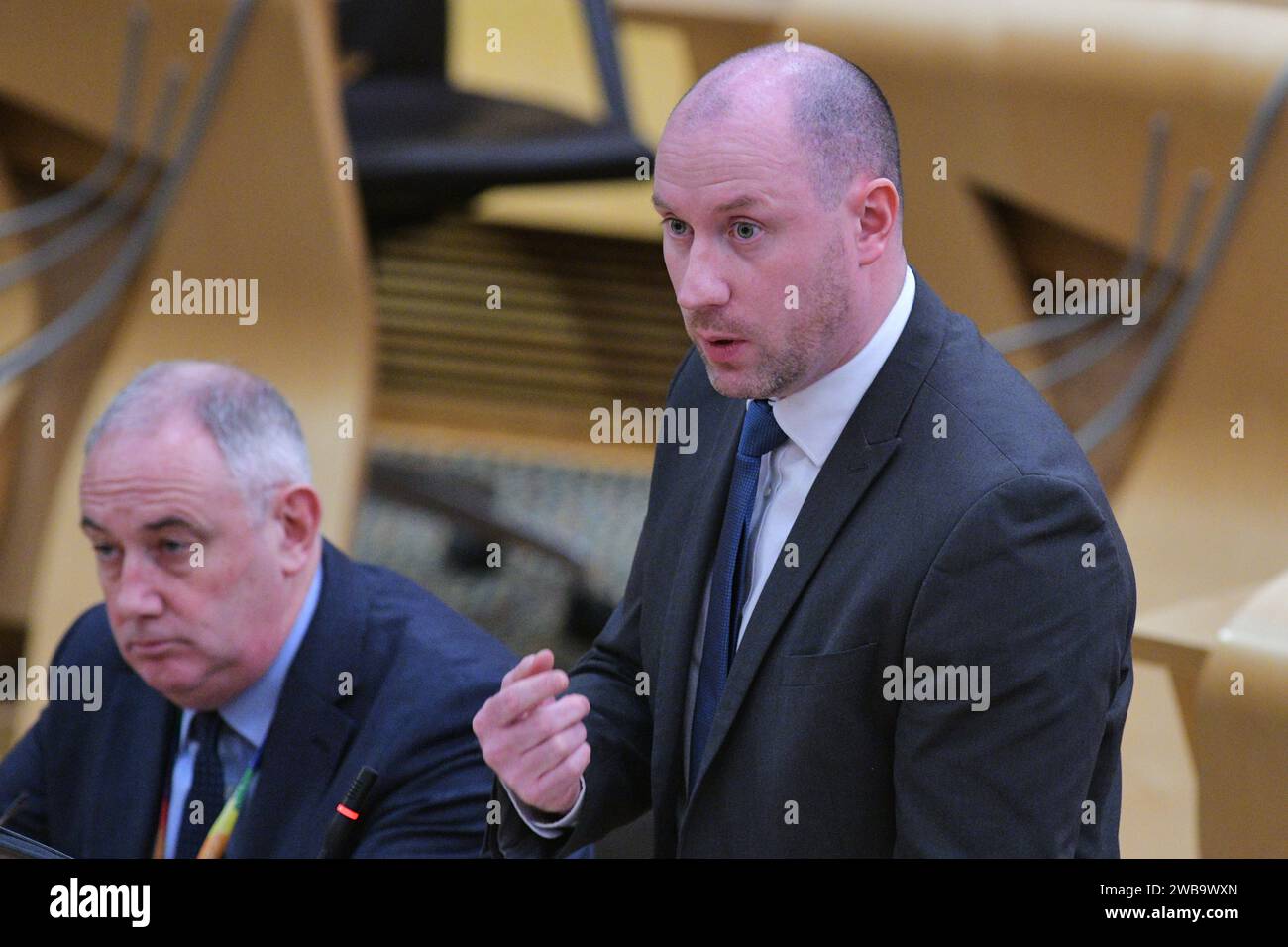 Edinburgh Scotland, UK 09 January 2024. Cabinet Secretary for Wellbeing ...