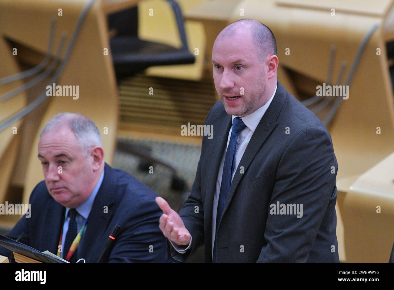 Edinburgh Scotland, UK 09 January 2024. Cabinet Secretary for Wellbeing ...