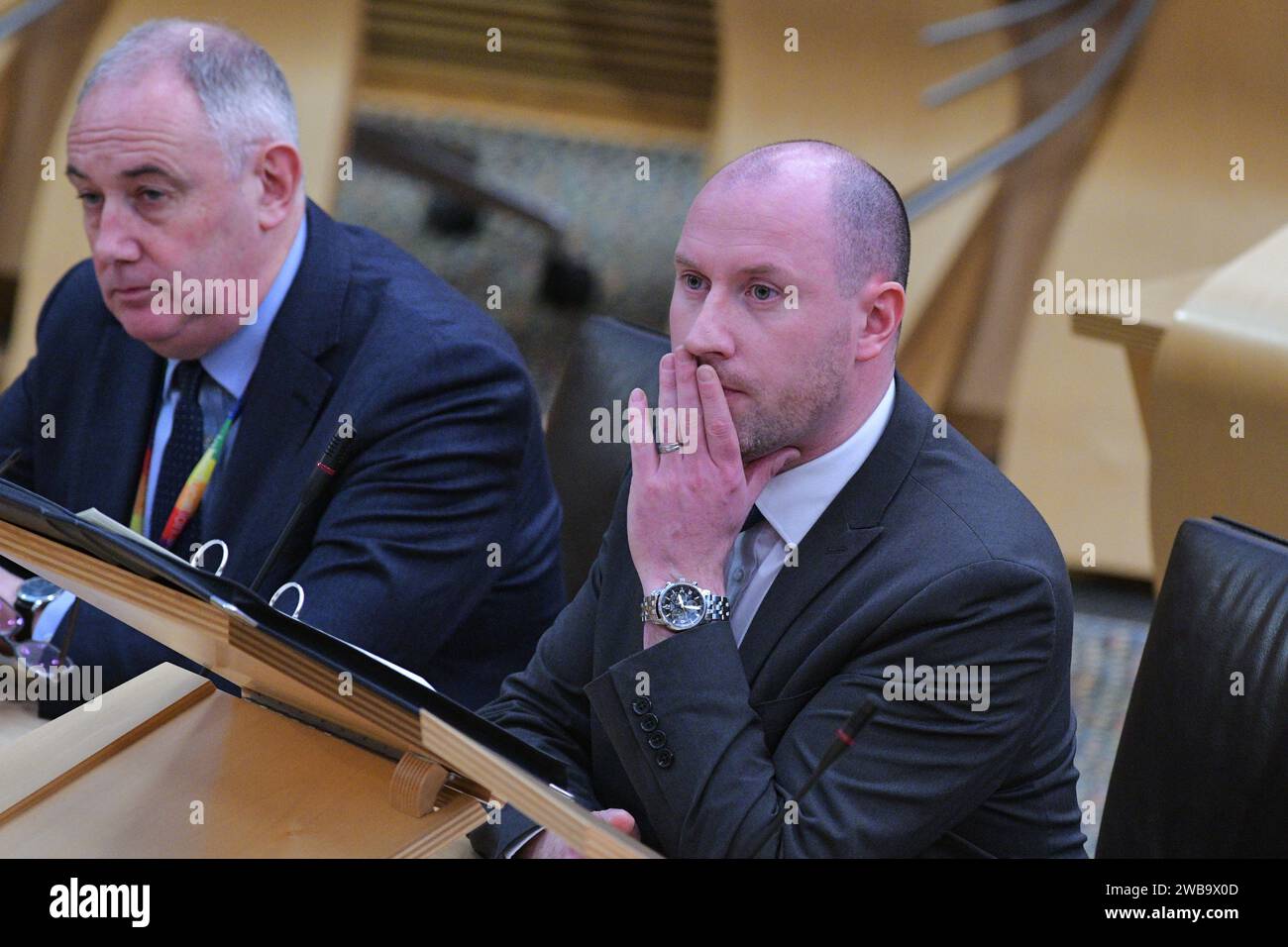 Edinburgh Scotland, UK 09 January 2024. Cabinet Secretary for Wellbeing ...