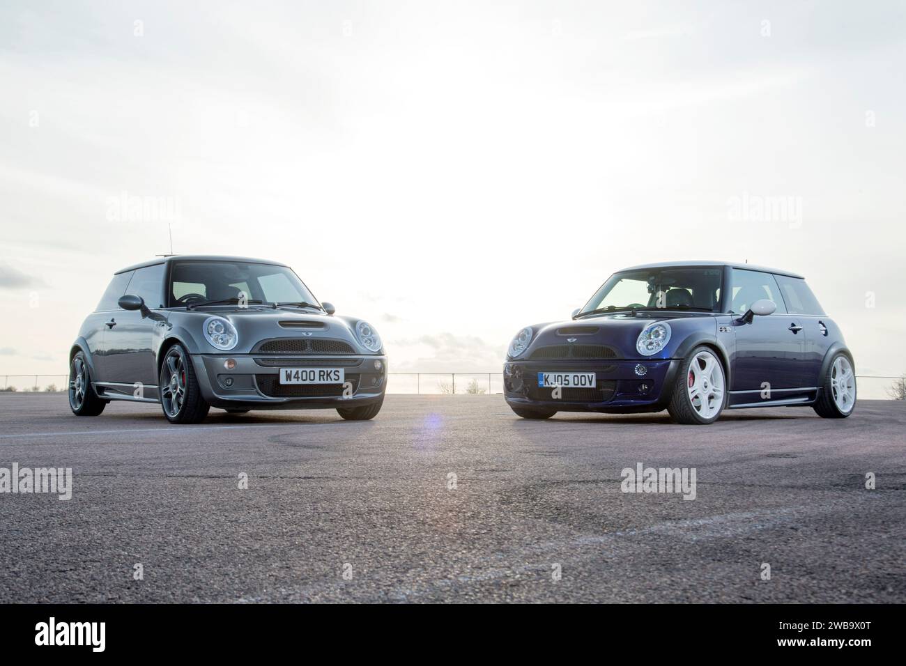 R53 Mini Cooper S, modern classic small British car Stock Photo - Alamy