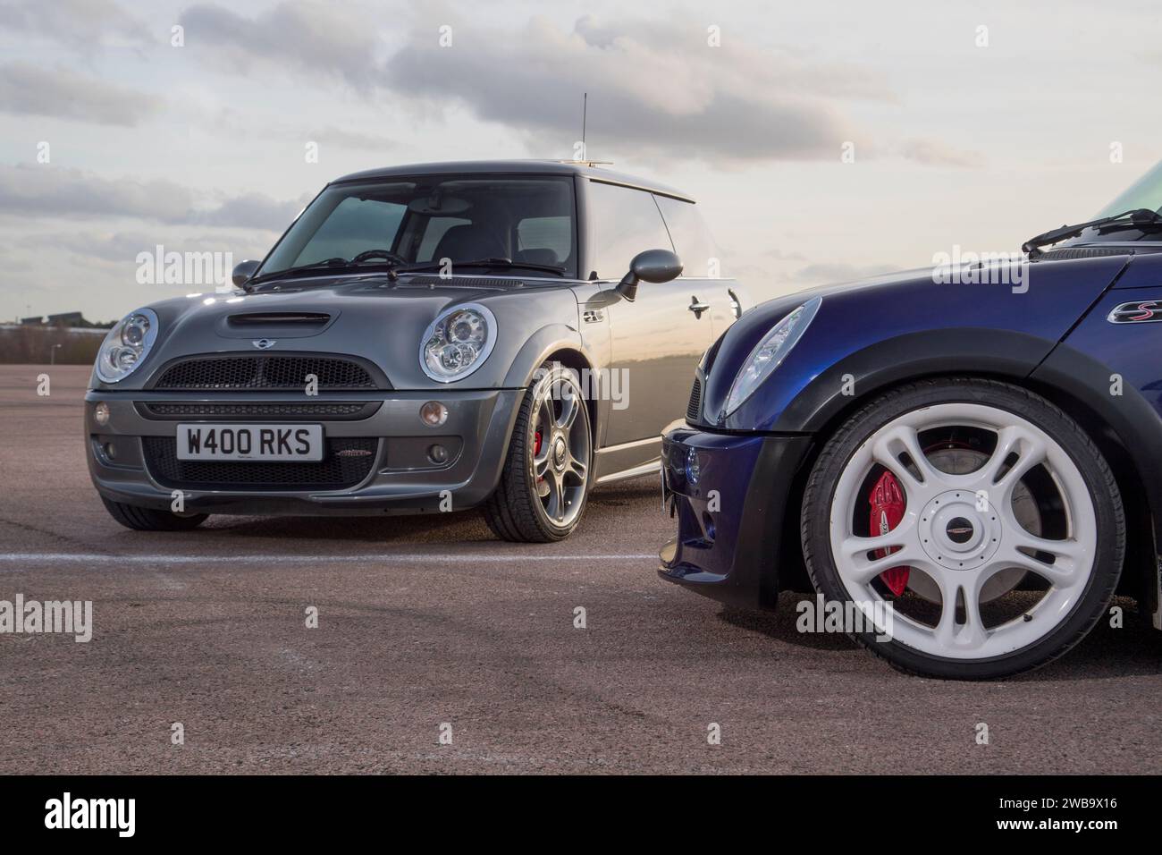 R53 Mini Cooper S, modern classic small British car Stock Photo - Alamy