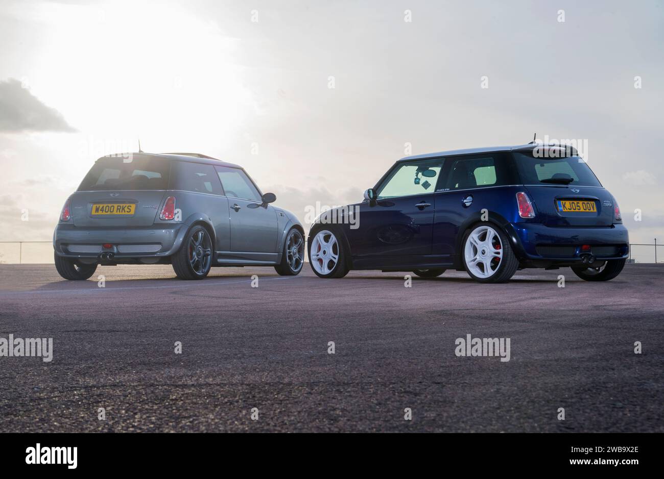 R53 Mini Cooper S, modern classic small British car Stock Photo - Alamy