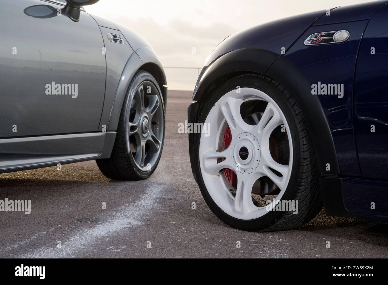 R53 Mini Cooper S, modern classic small British car Stock Photo - Alamy