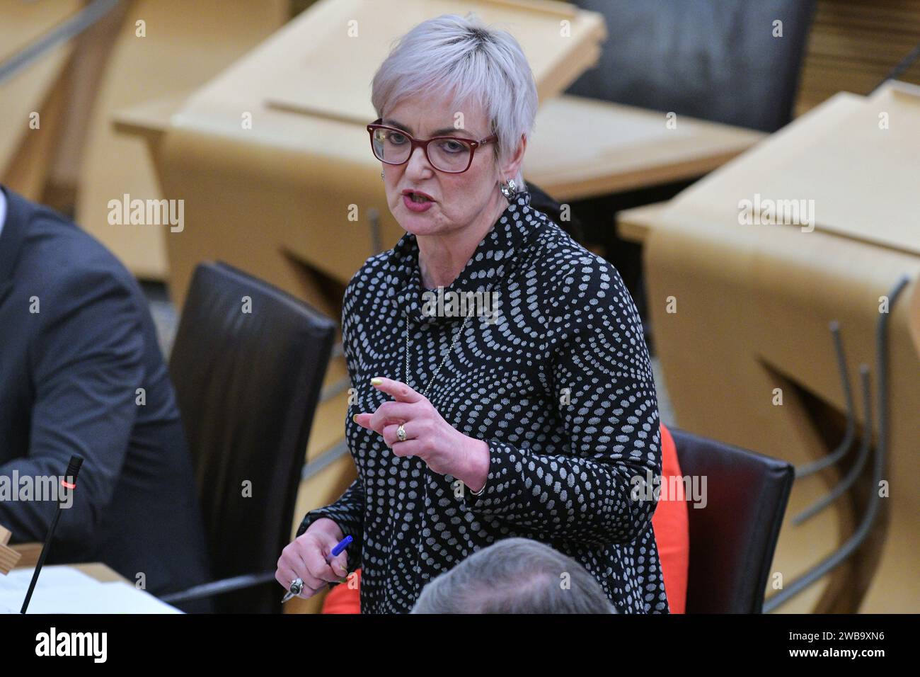 Edinburgh Scotland, UK 09 January 2024.Cabinet Secretary for Justice ...