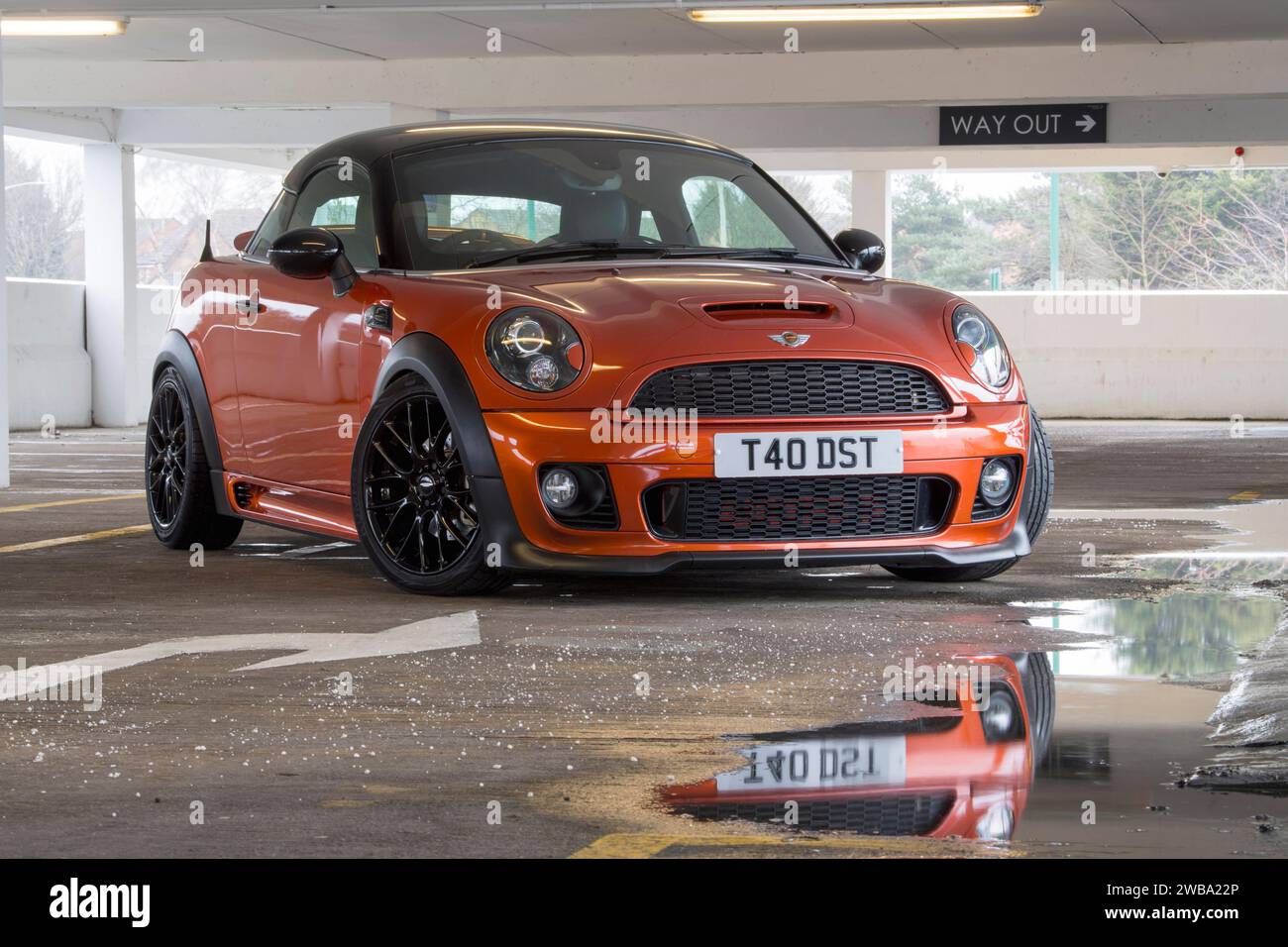 R58 Mini Coupe, modern British small car Stock Photo - Alamy