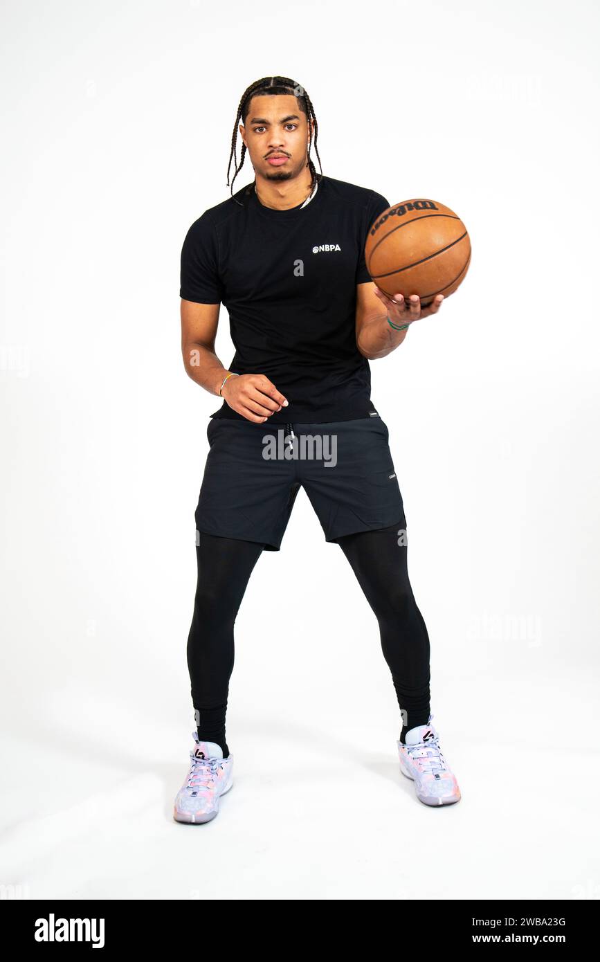 Jett Howard poses for a portrait on October 2, 2023 in Orlando, Florida ...