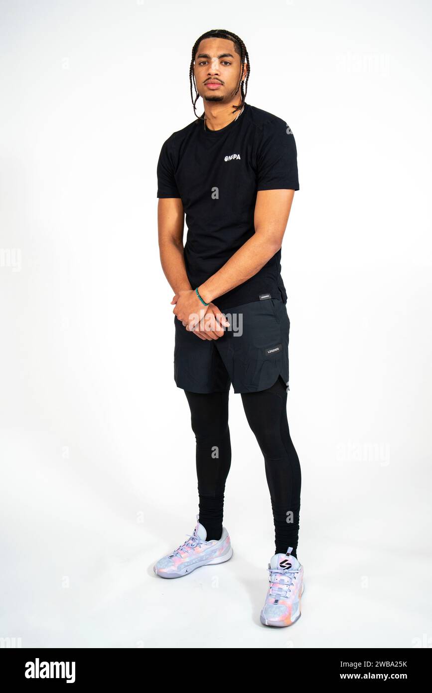 Jett Howard poses for a portrait on October 2, 2023 in Orlando, Florida ...