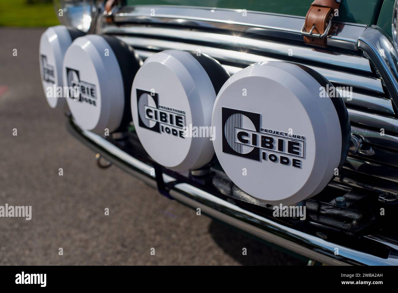 '60s rally replica classic Mini Stock Photo - Alamy