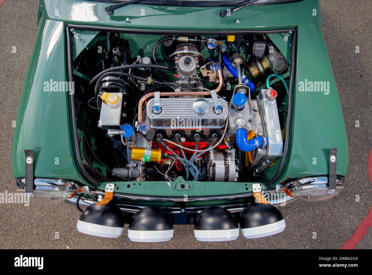 '60s rally replica classic Mini Stock Photo - Alamy