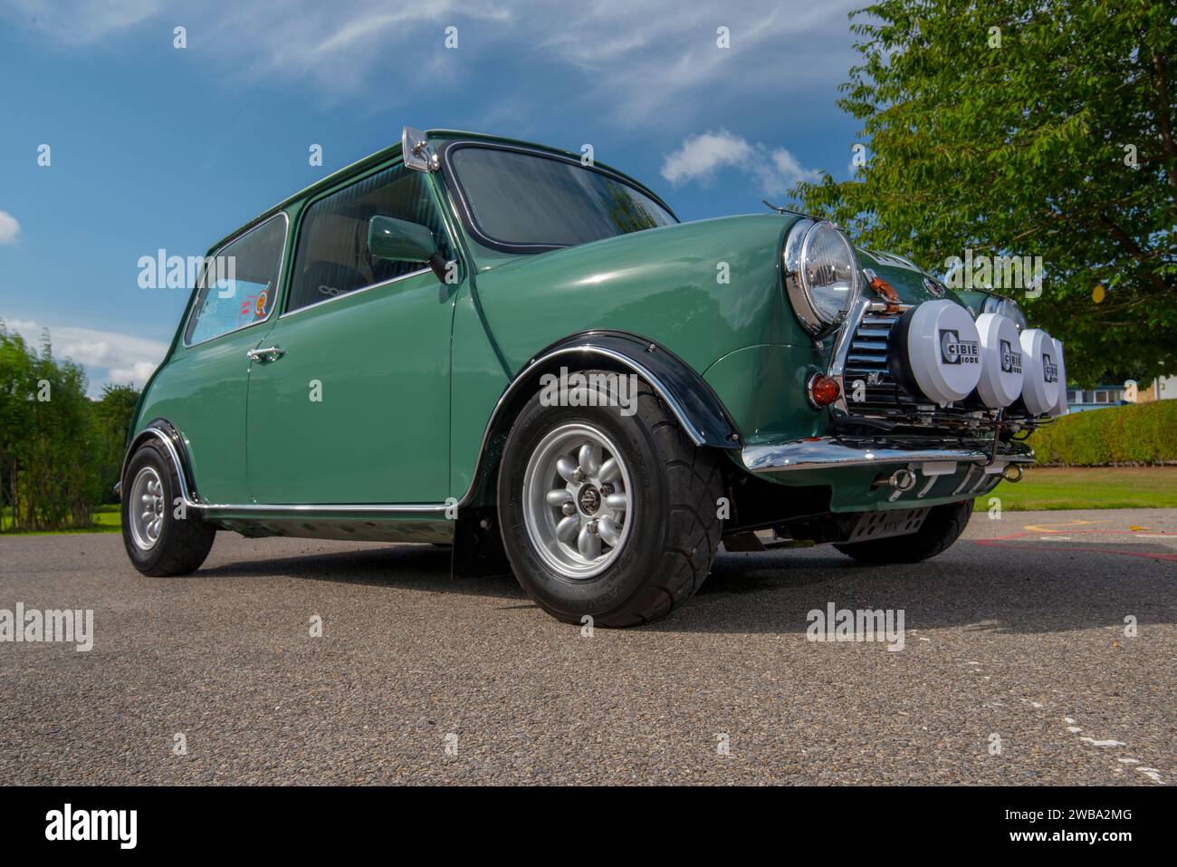 '60s rally replica classic Mini Stock Photo - Alamy