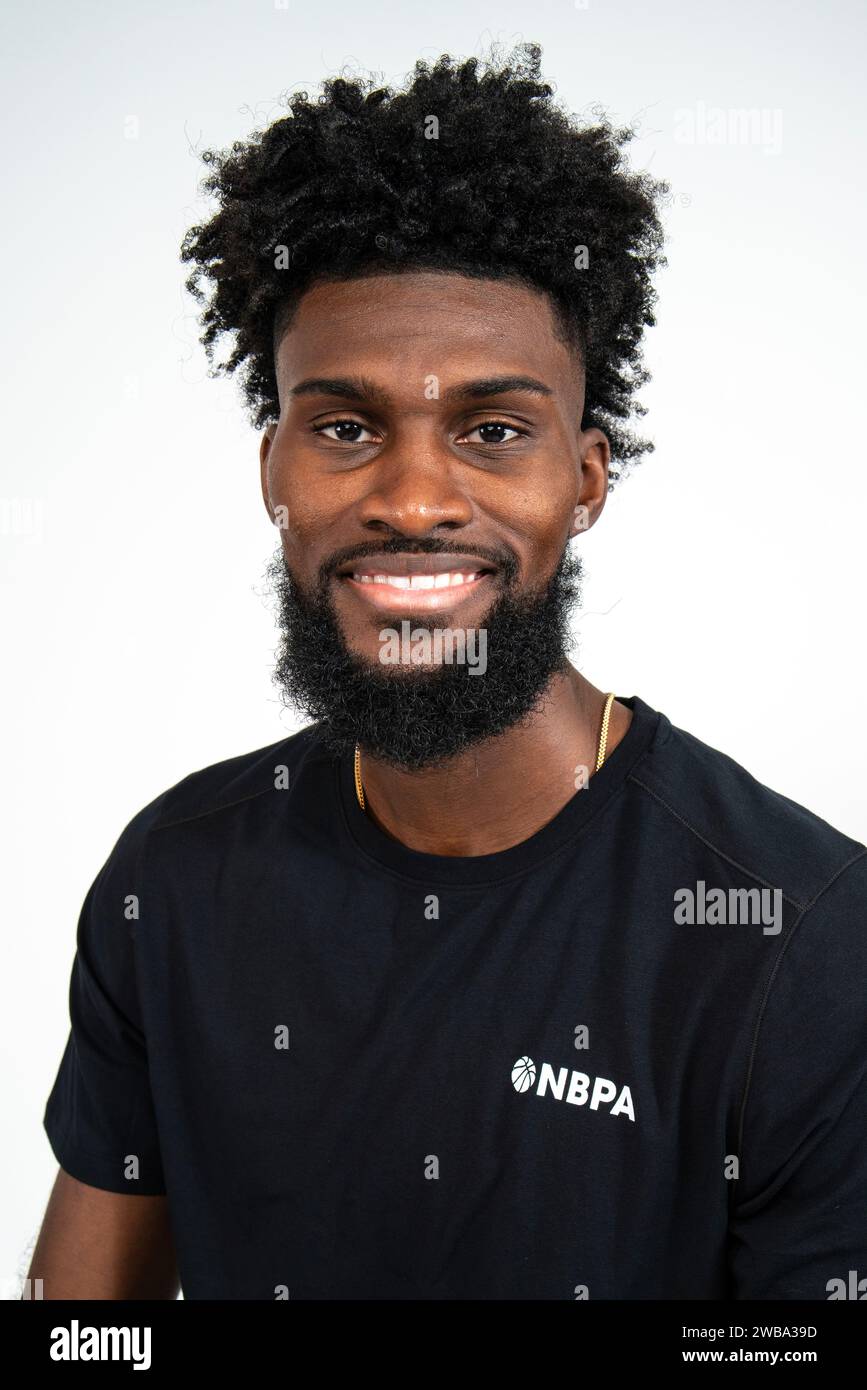 Jonathan Isaac poses for a portrait on October 2, 2023 in Orlando ...