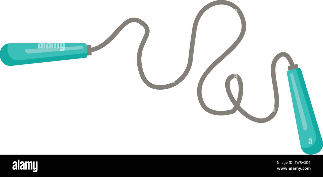 Jumping rope icon cartoon vector. Gymnastic equipment Stock Vector ...