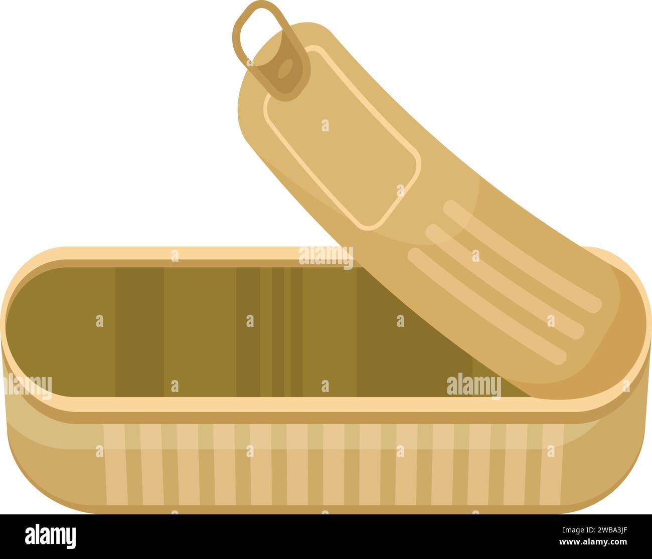 Empty tin can icon cartoon vector. Closed food Stock Vector Image & Art ...