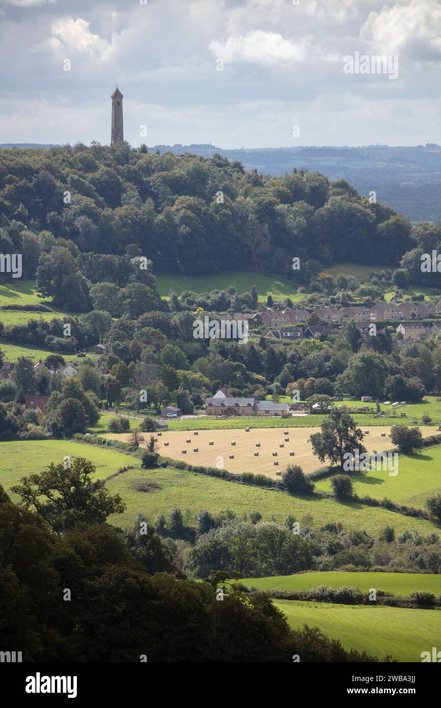 William Tyndale Monument viewed from Stinchcombe Hill Golf Club ...