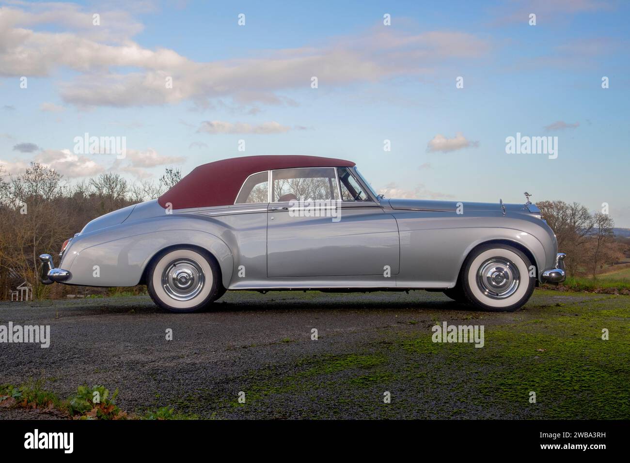 1960 Rolls Royce Silver Cloud convertible classic british car Stock ...