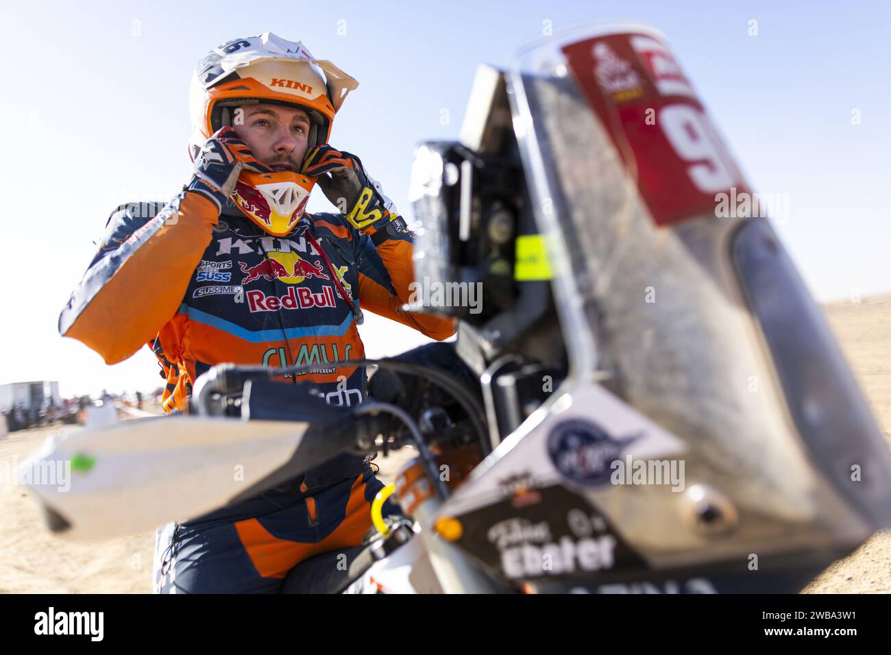 EBSTER Tobias (aut), Kini Rally Racing Team, KTM, Moto, Originals by Motul, FIM W2RC, portrait ...