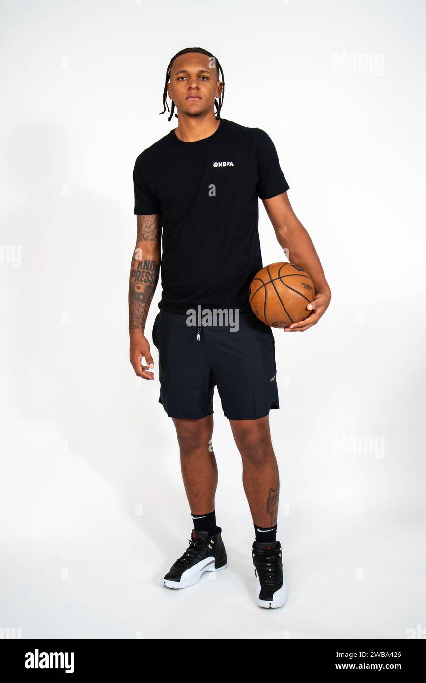 Paolo Banchero poses for a portrait on October 2, 2023 in Orlando ...