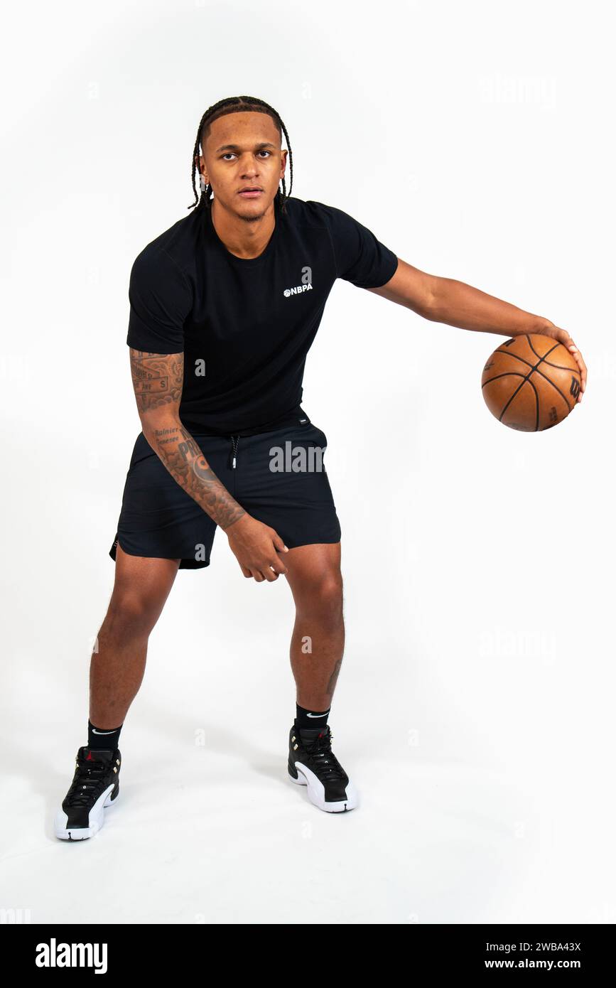 Paolo Banchero poses for a portrait on October 2, 2023 in Orlando ...