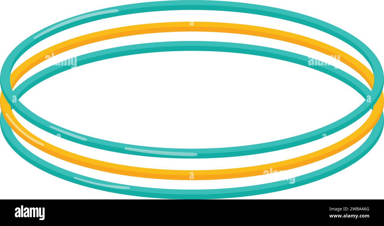 Gymnastics rings icon cartoon vector. Workout equipment Stock Vector ...